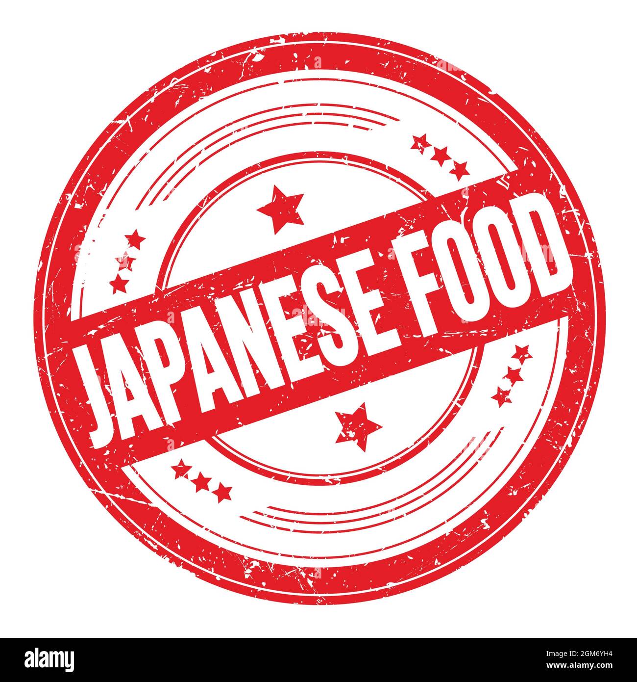 JAPANESE FOOD text on red round grungy texture stamp Stock Photo - Alamy