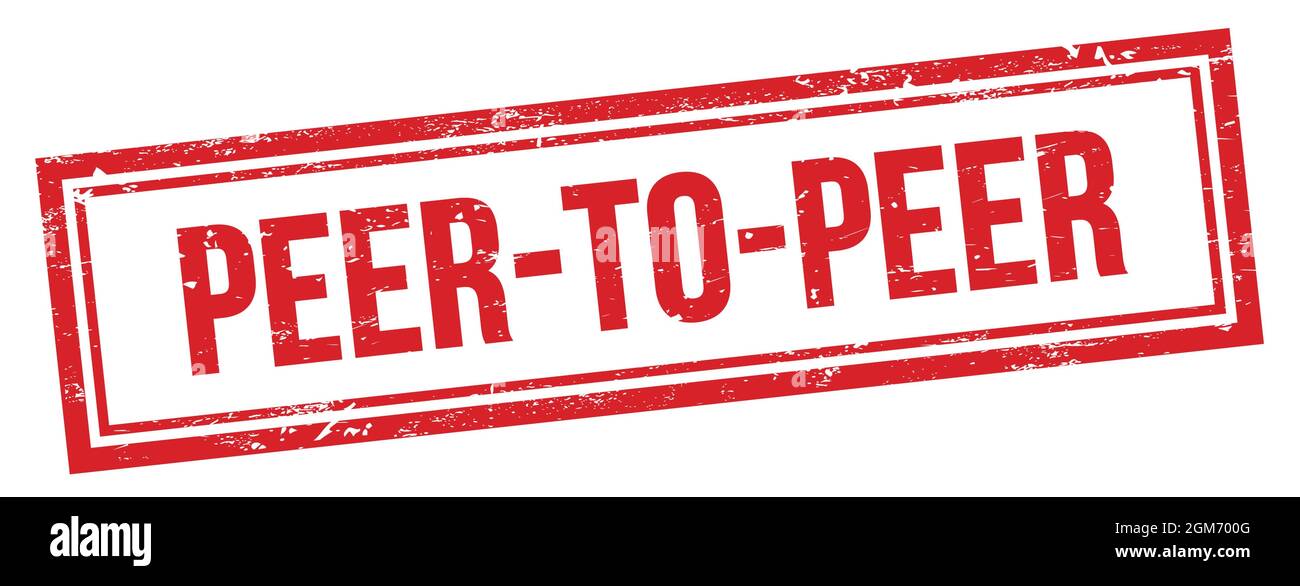 Peer to peer stamp hi-res stock photography and images - Alamy