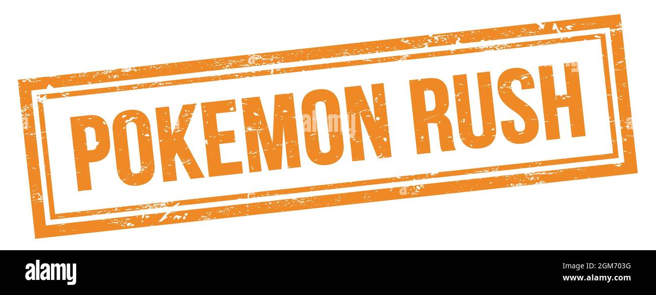 Pokemon rush stamp hi-res stock photography and images - Alamy