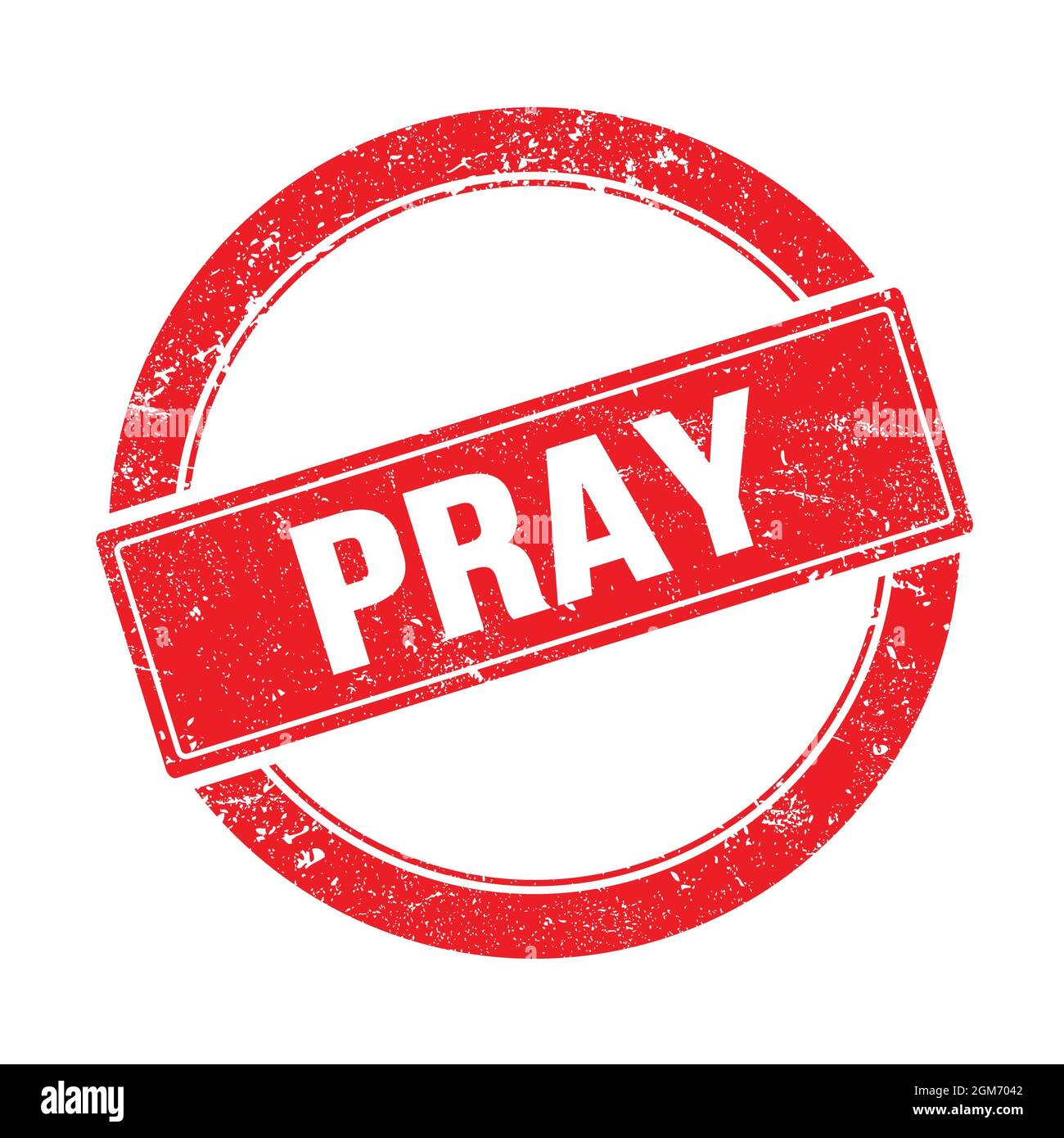 Pray stamp Cut Out Stock Images & Pictures - Alamy