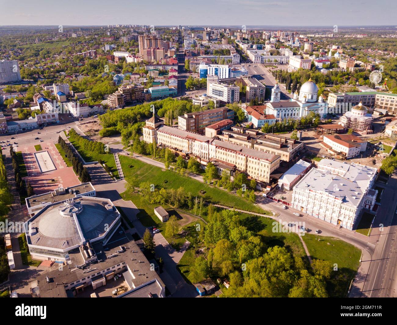 View from drone of Kursk Stock Photo - Alamy