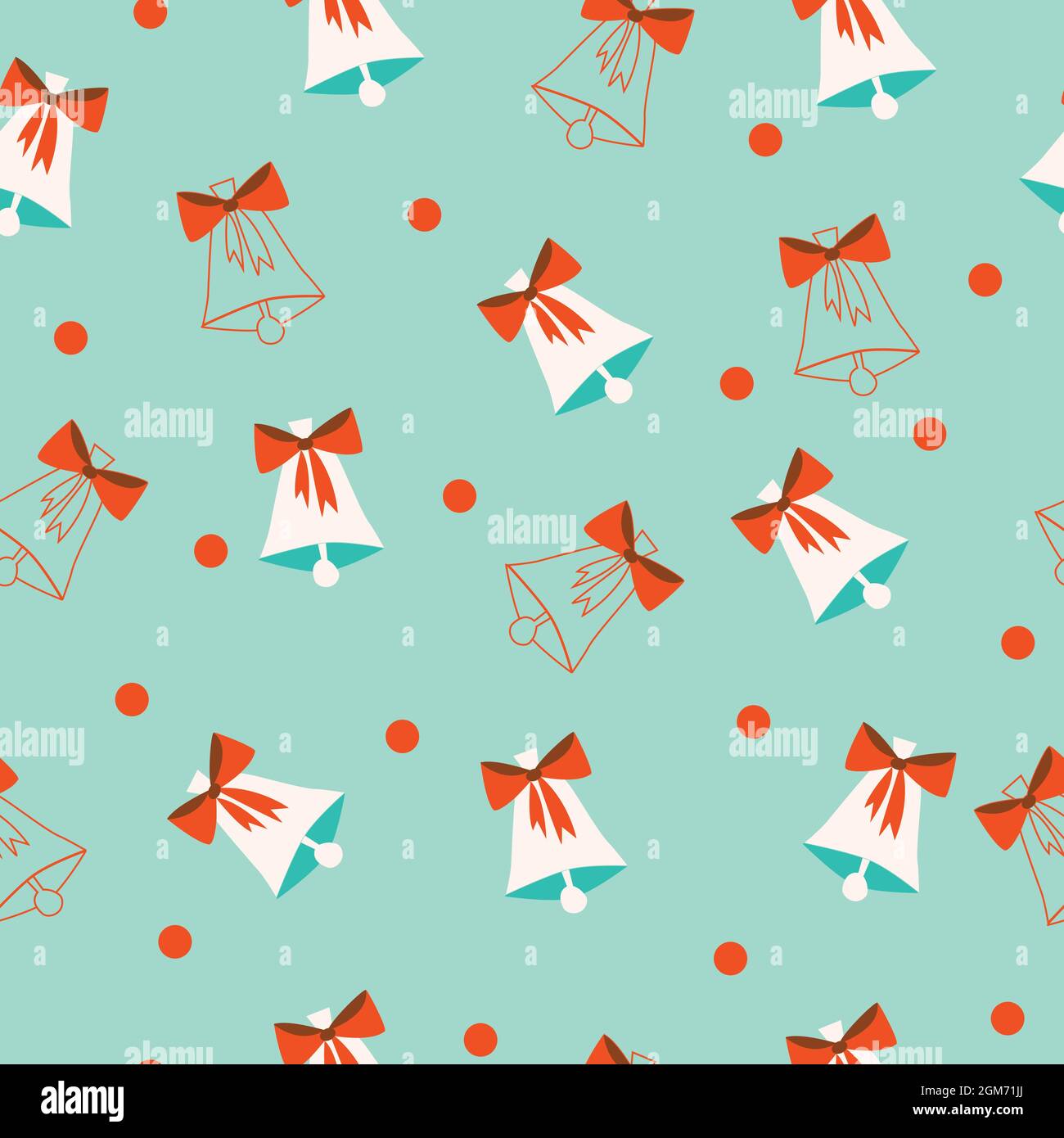 Bells pattern Stock Vector Images - Alamy