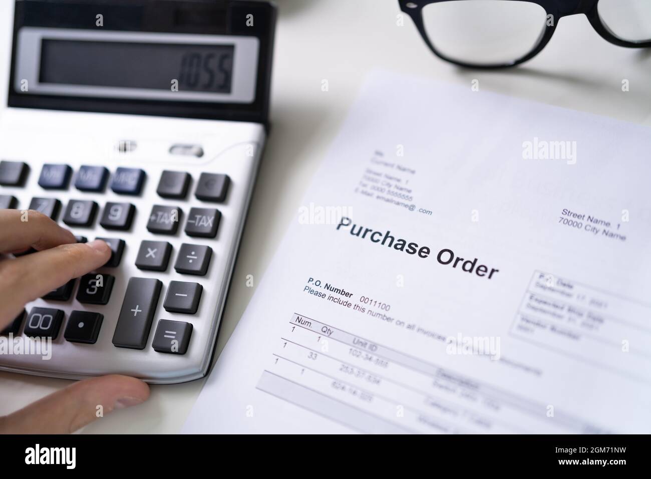 Purchase order hi-res stock photography and images - Alamy