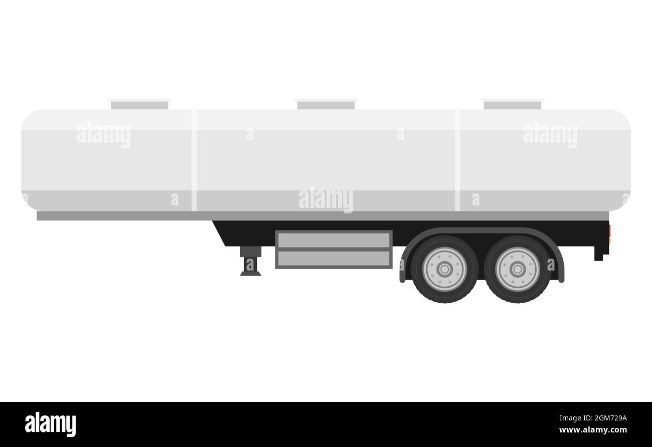 Oil tanker on road Stock Vector Images - Alamy