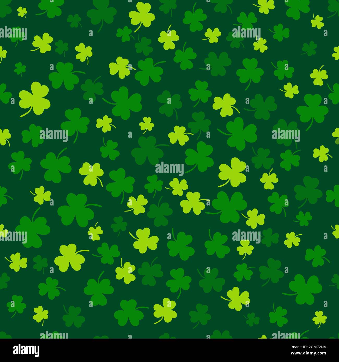 Clover leaf flat design green backdrop background pattern vector illustration Stock Vector Image ...