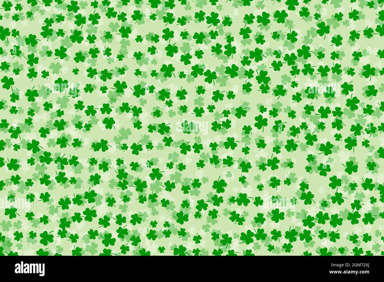 Clover leaf flat design green backdrop background pattern vector illustration Stock Vector Image ...
