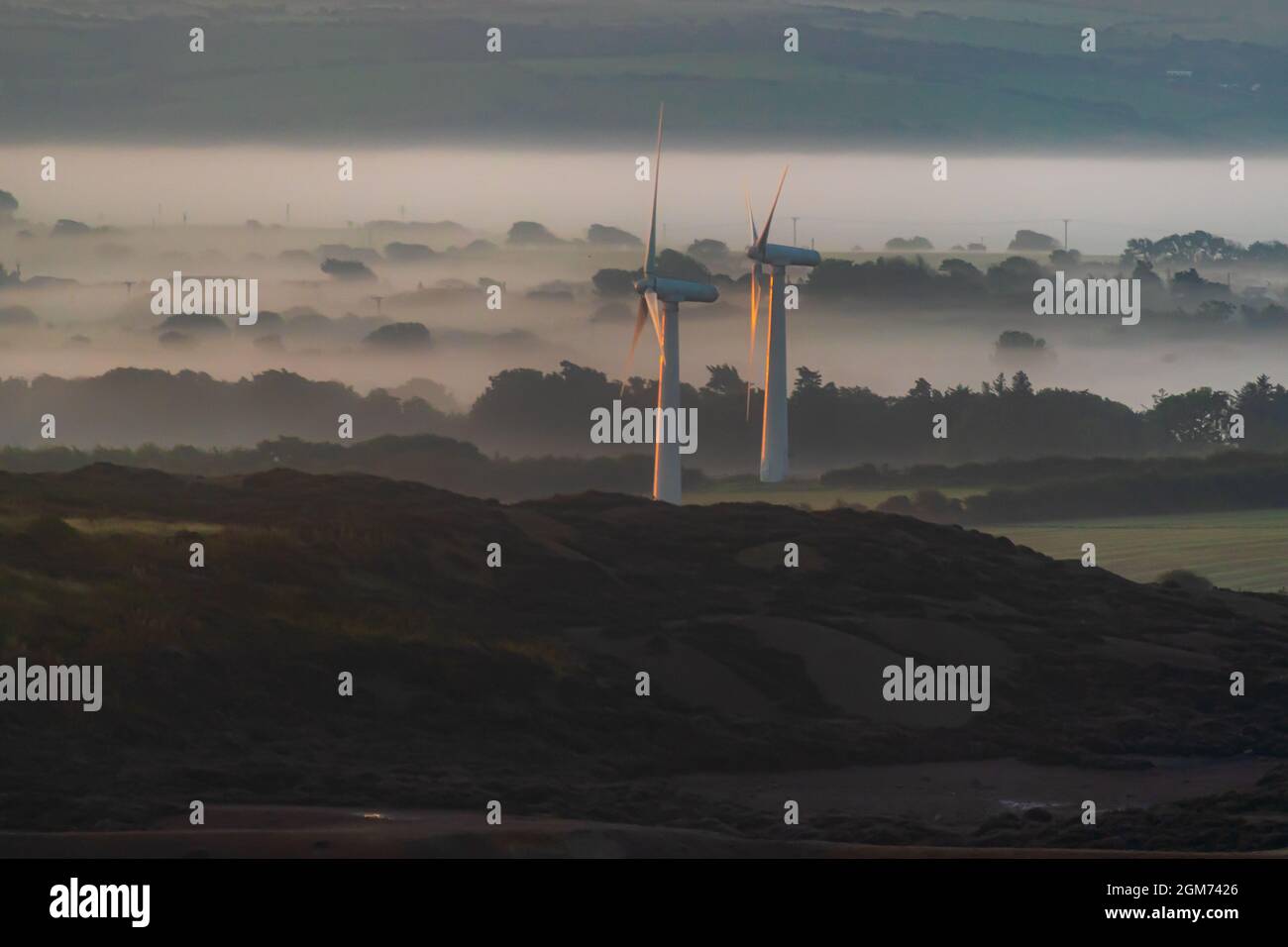 Trysglwyn wind farm hi-res stock photography and images - Alamy