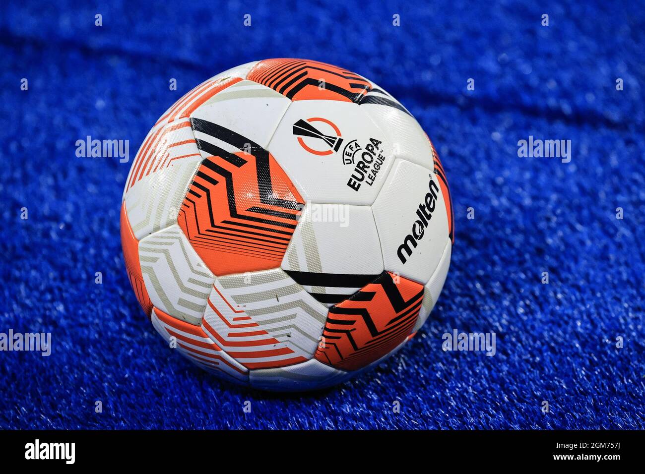 UEFA Europa match ball Stock Photo - Alamy