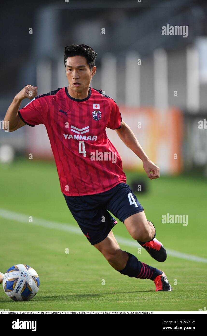 Osaka, Japan. 15th Sep, 2021. Riki Harakawa of Cerezo Osaka during the ...