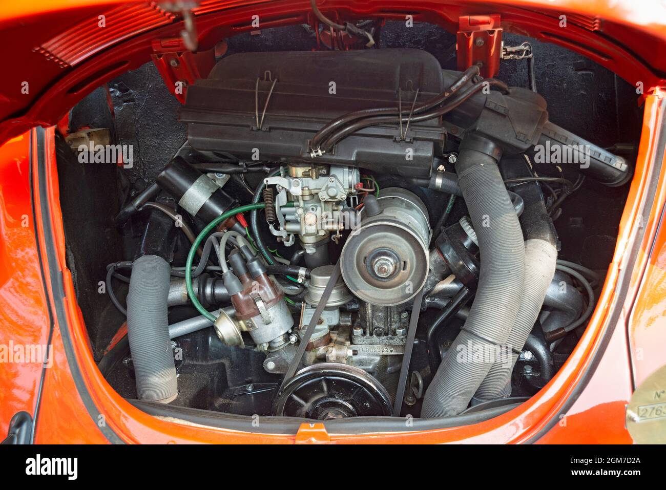 Engine Volkswagen Beetles 1303 Cabriolet dated 1973 Stock Photo - Alamy