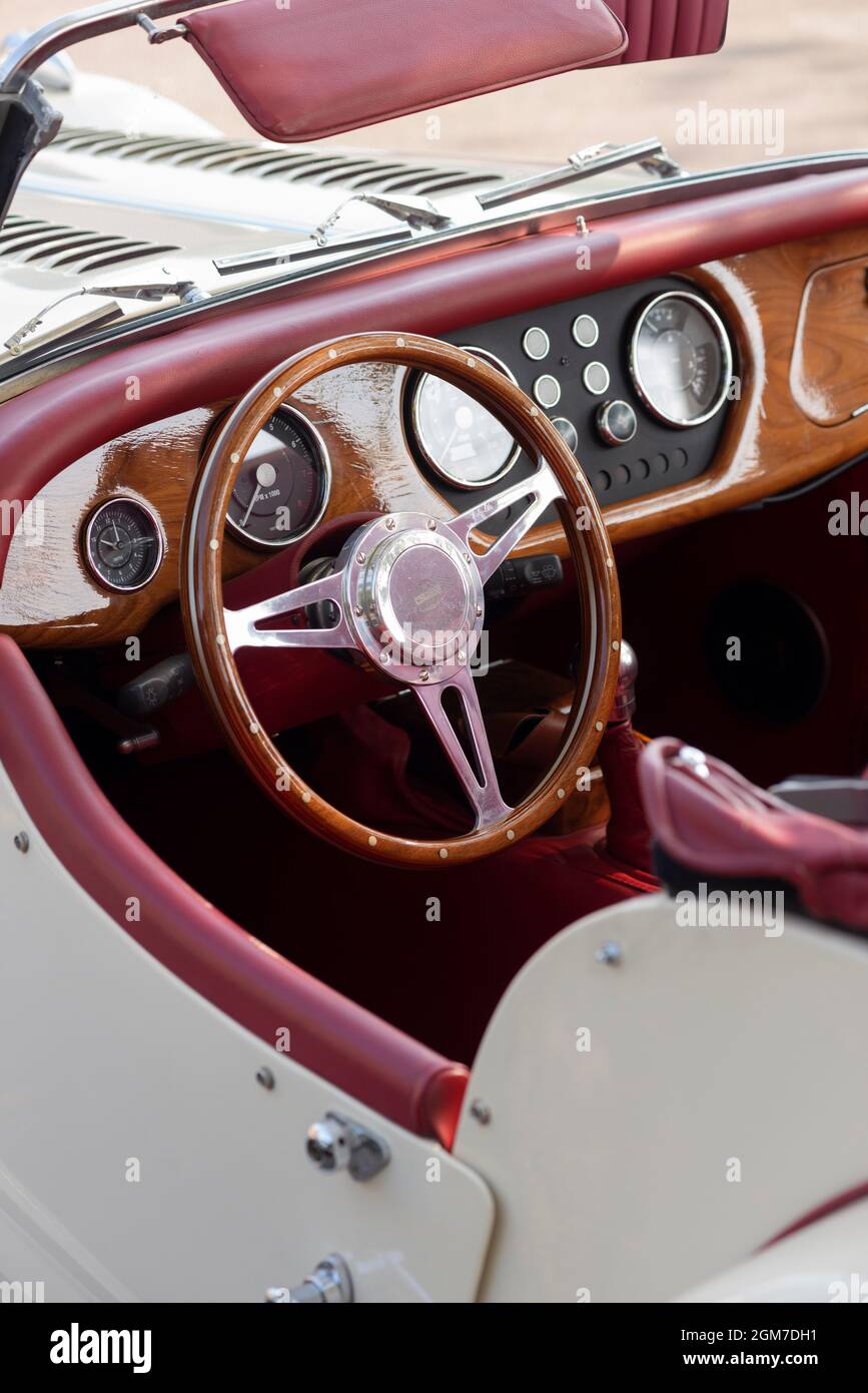 Internal View of Morgan Plus 4 Stock Photo - Alamy
