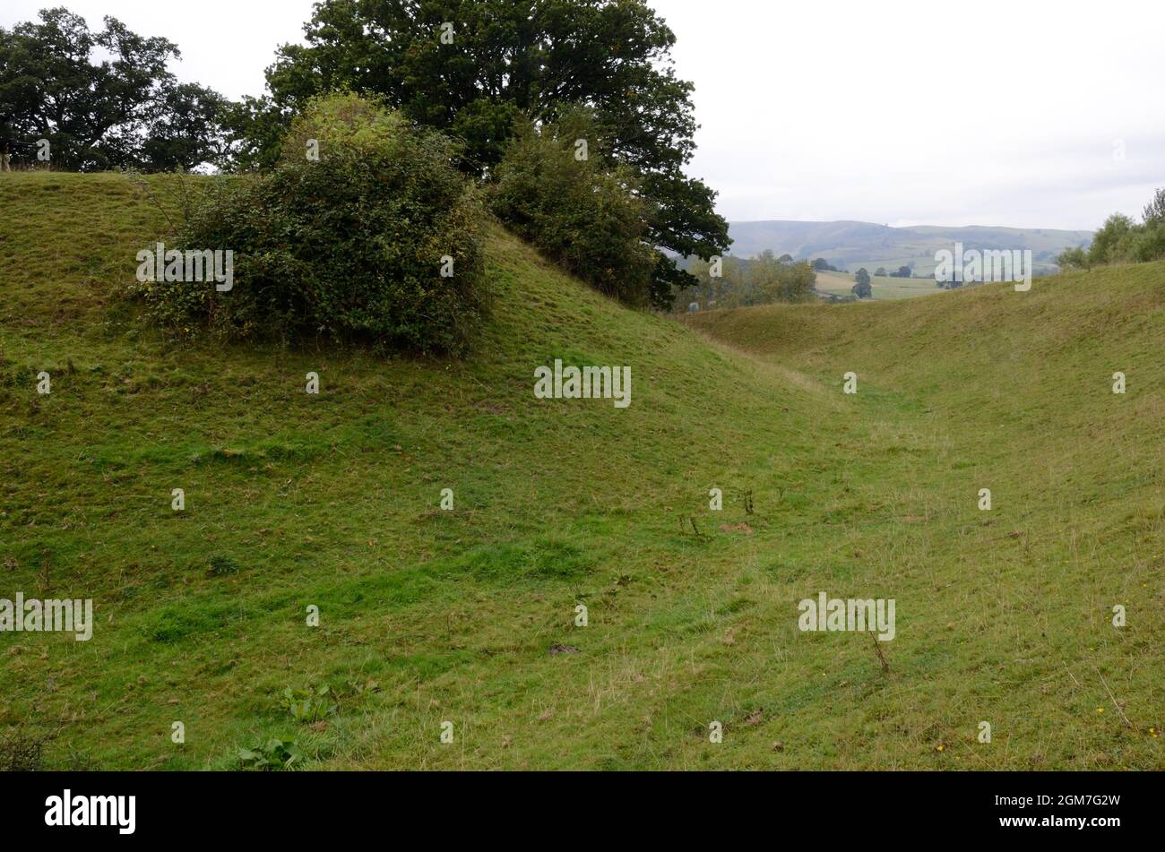 Sycharth remains of a Motte and bailey castle birthplace of Owain ...