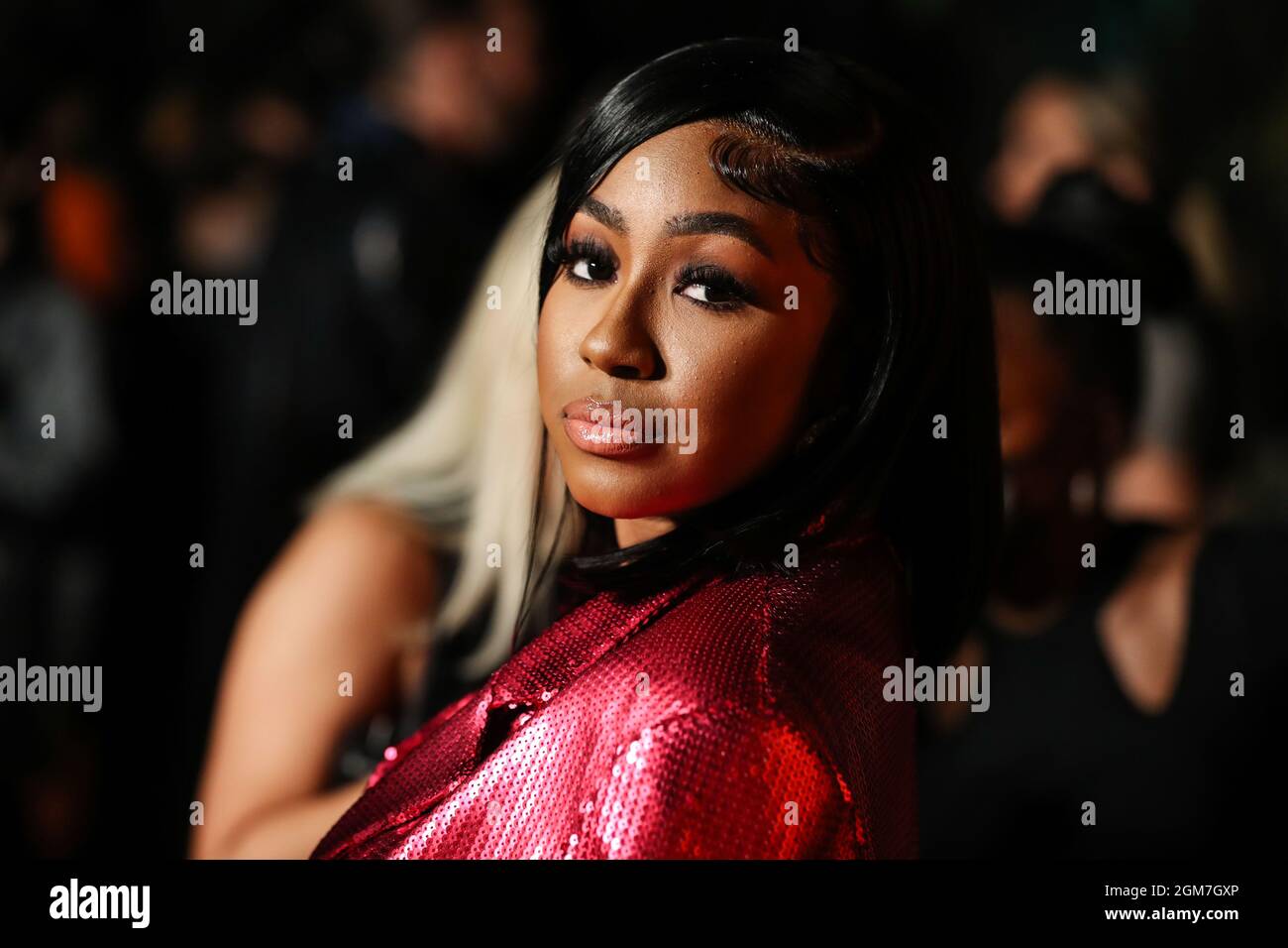 BEVERLY HILLS, LOS ANGELES, CALIFORNIA, USA - SEPTEMBER 16: Rapper Yung ...