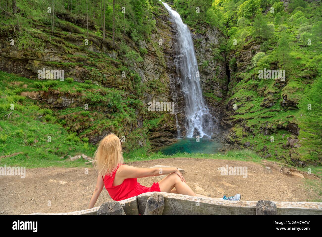Switzerland Ticino Verzasca Valley Sonogno High Resolution Stock ...
