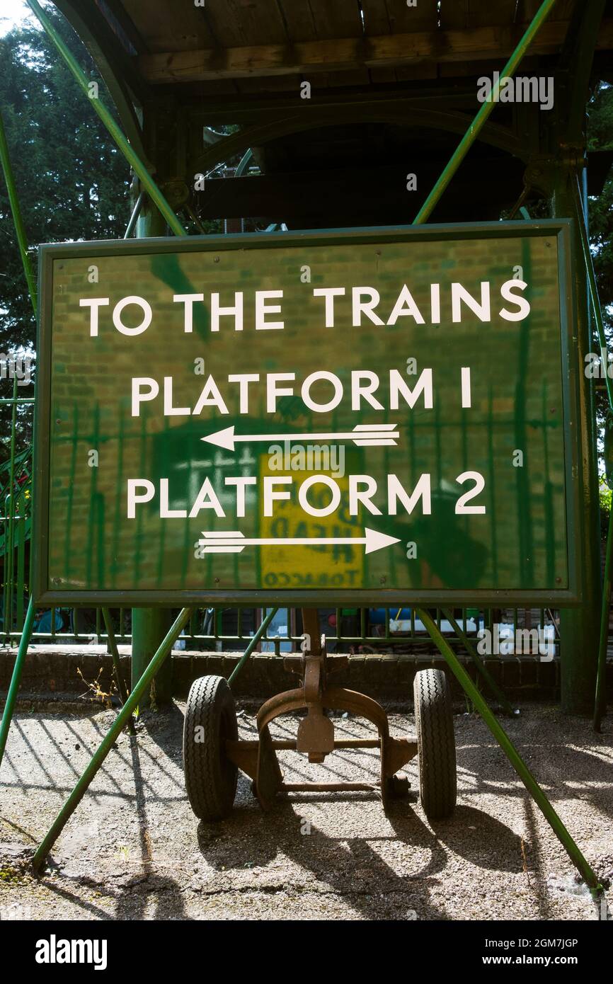 1950s british railway signs hi-res stock photography and images - Alamy