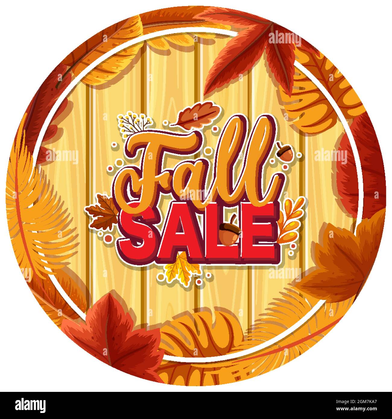 Fall sale banner template illustration Stock Vector Image & Art - Alamy