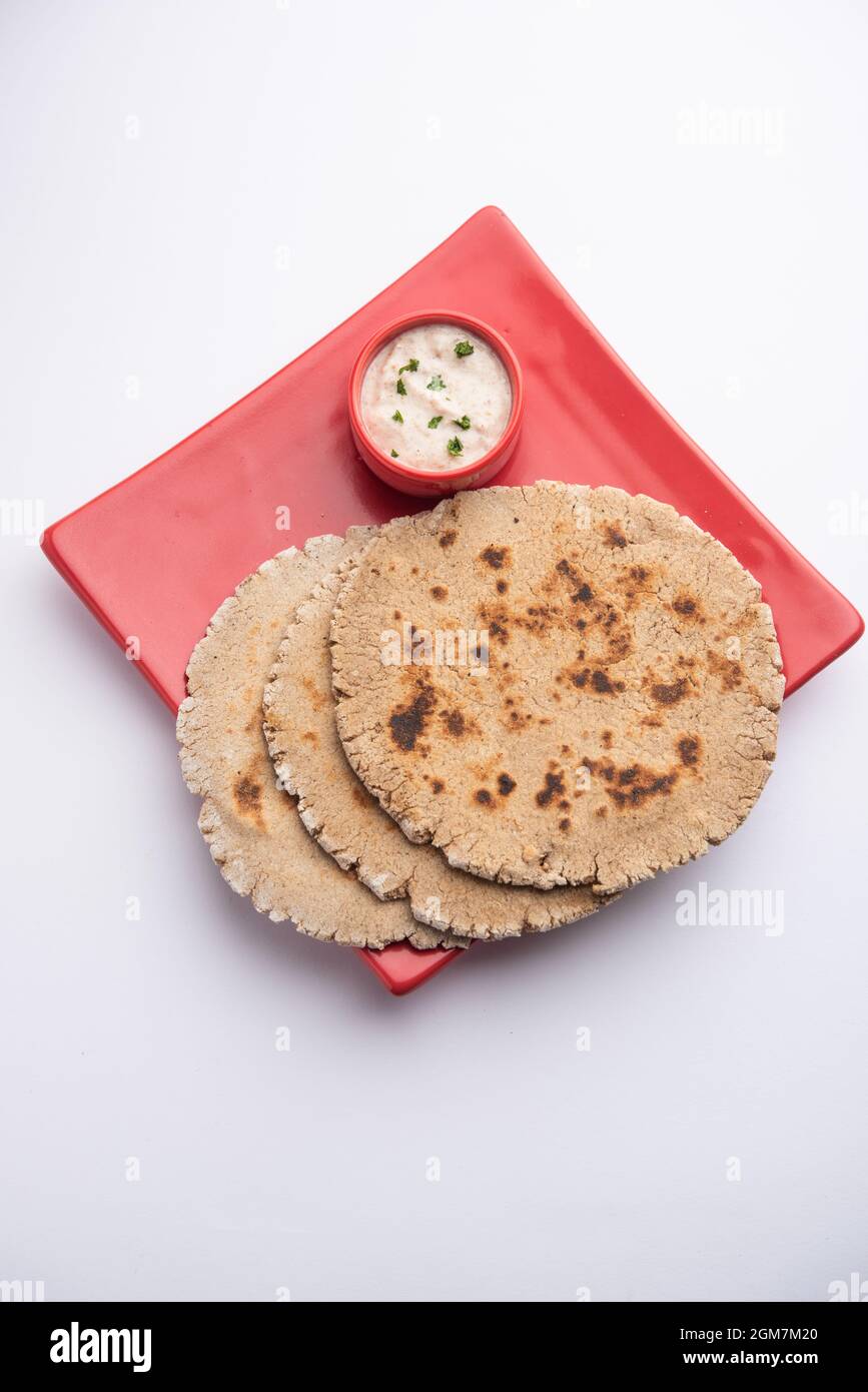 singhara atta roti or singoda or water chestnut paratha or flatbread ...