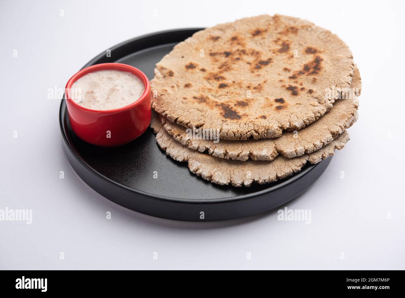 singhara atta roti or singoda or water chestnut paratha or flatbread ...
