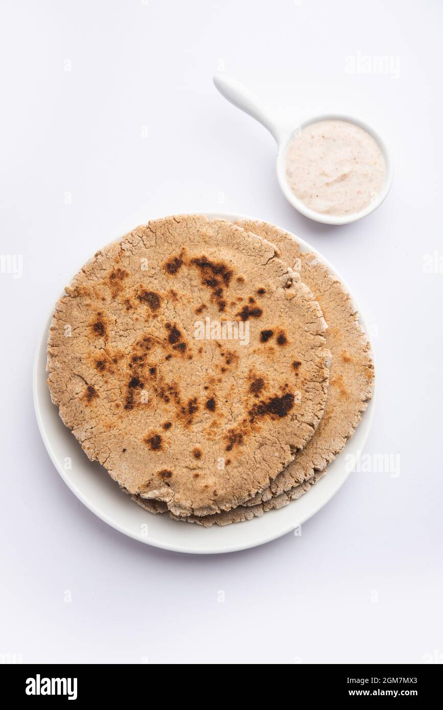 singhara atta roti or singoda or water chestnut paratha or flatbread ...