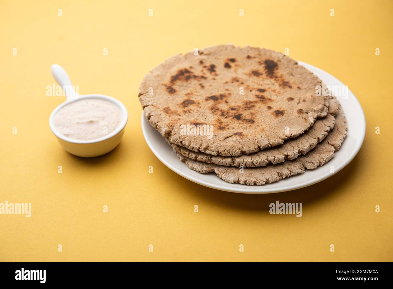 singhara atta roti or singoda or water chestnut paratha or flatbread ...