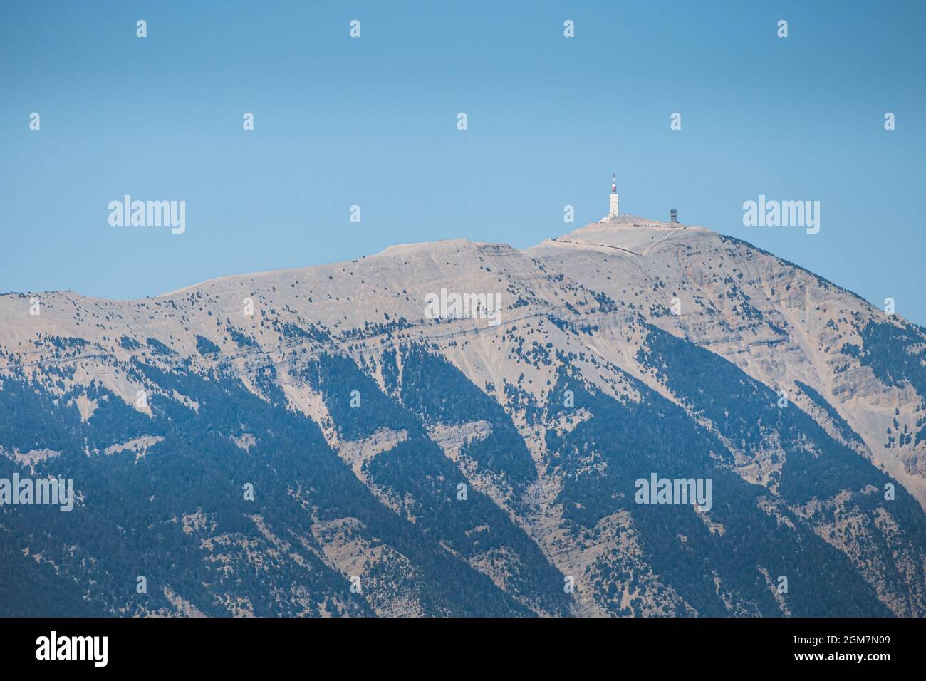 Beautiful view of the Summit of Mount Ventoux, France Stock Photo - Alamy