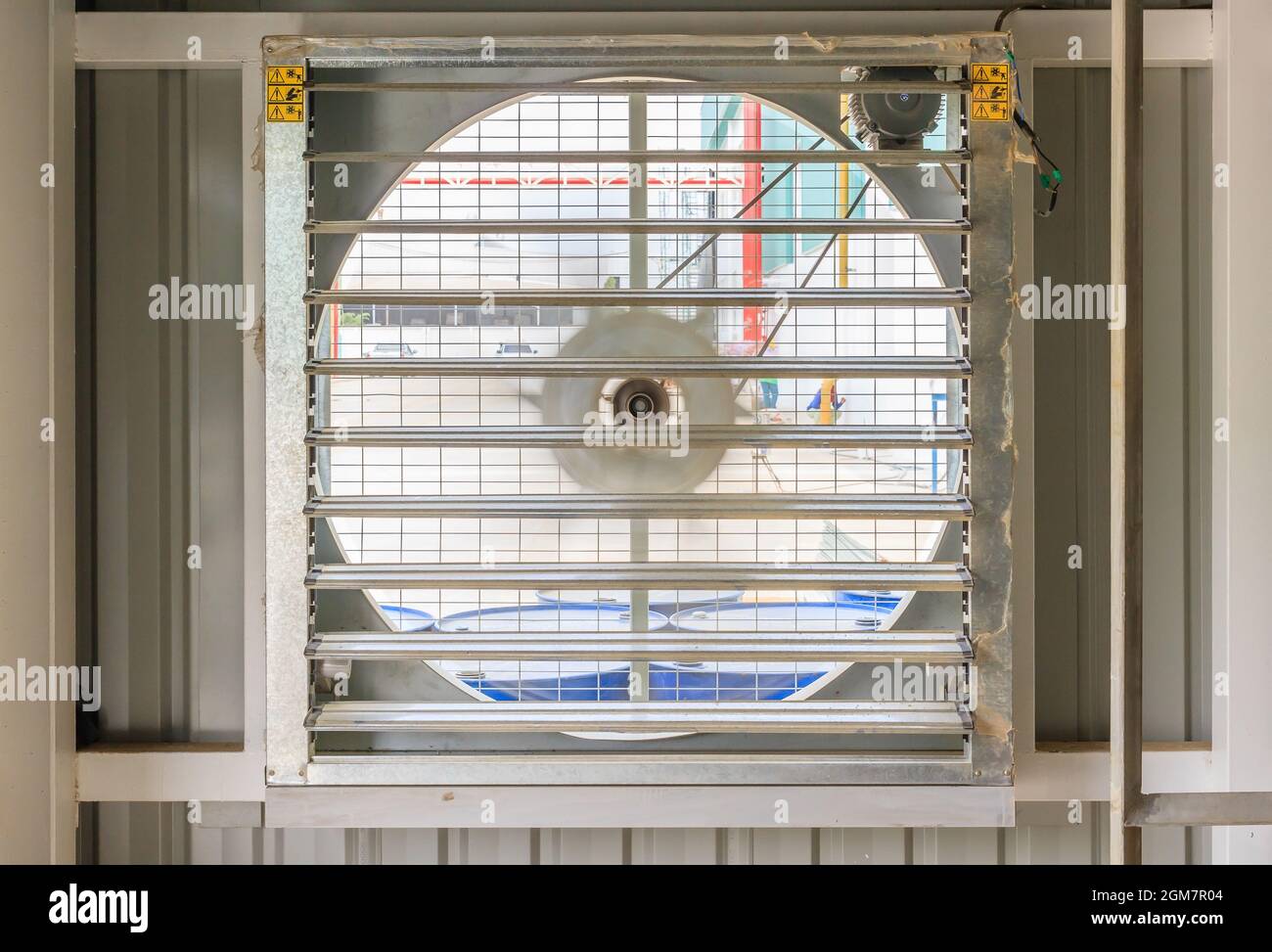 Steel fan on steel structure for industrial ventilation system and air ...