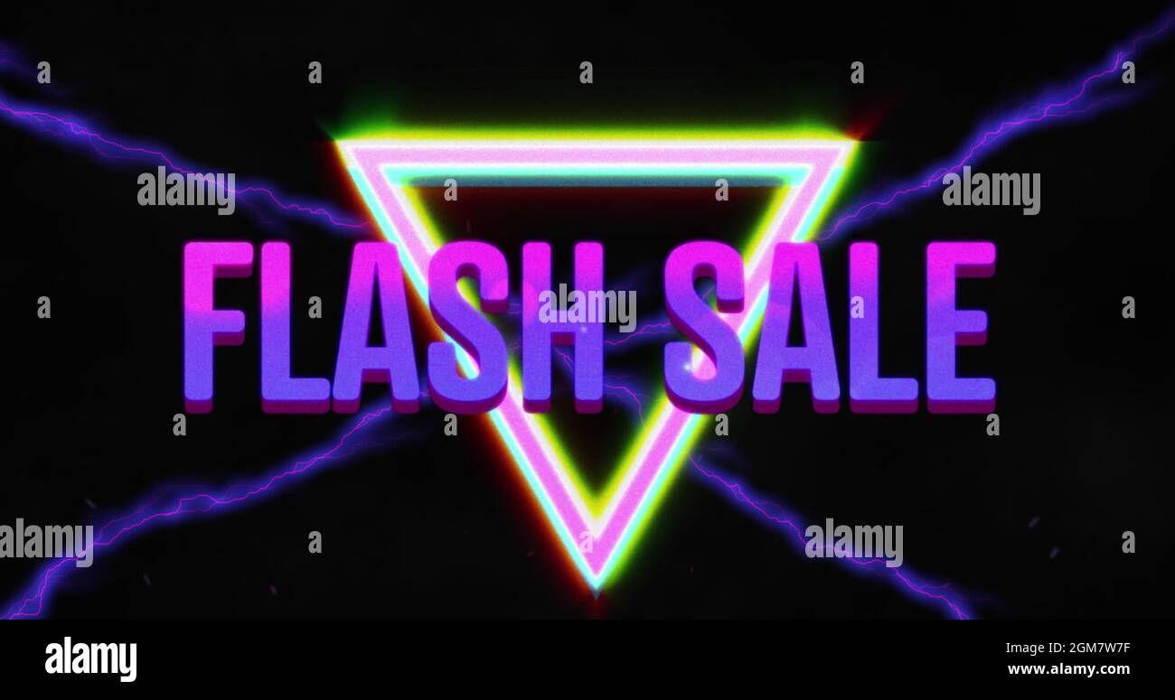 Neon triangle hi-res stock photography and images - Alamy