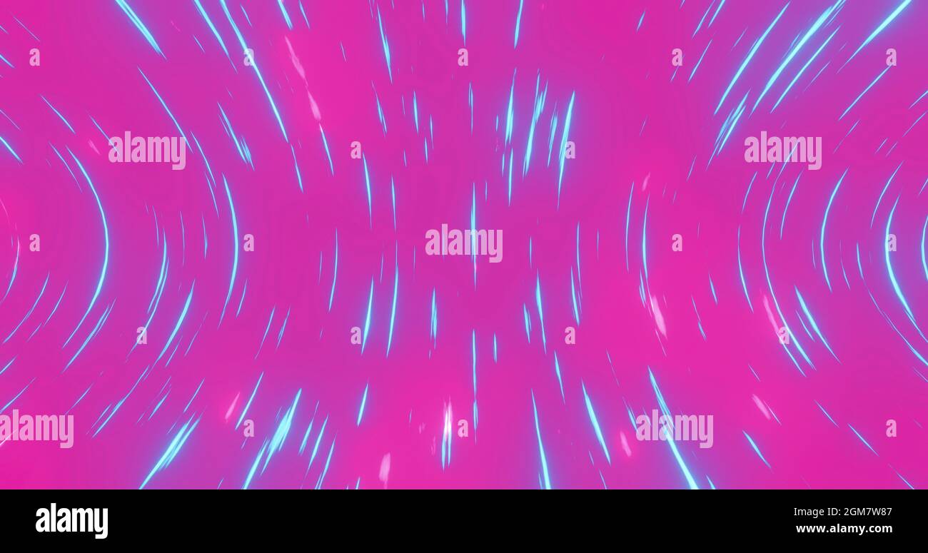 Image of spinning pink and blue neon tunnel background Stock Photo - Alamy