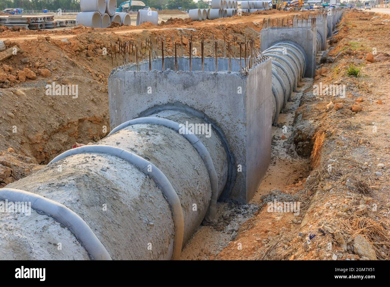 Concrete Pipe Installation CMP Fittings And Custom Fabrications By