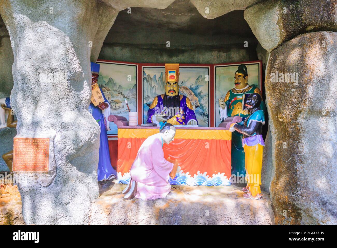 GENTING HIGHLANDS, MALAYSIA - APRIL 16,2017: Hell Statue of Chin Swee ...