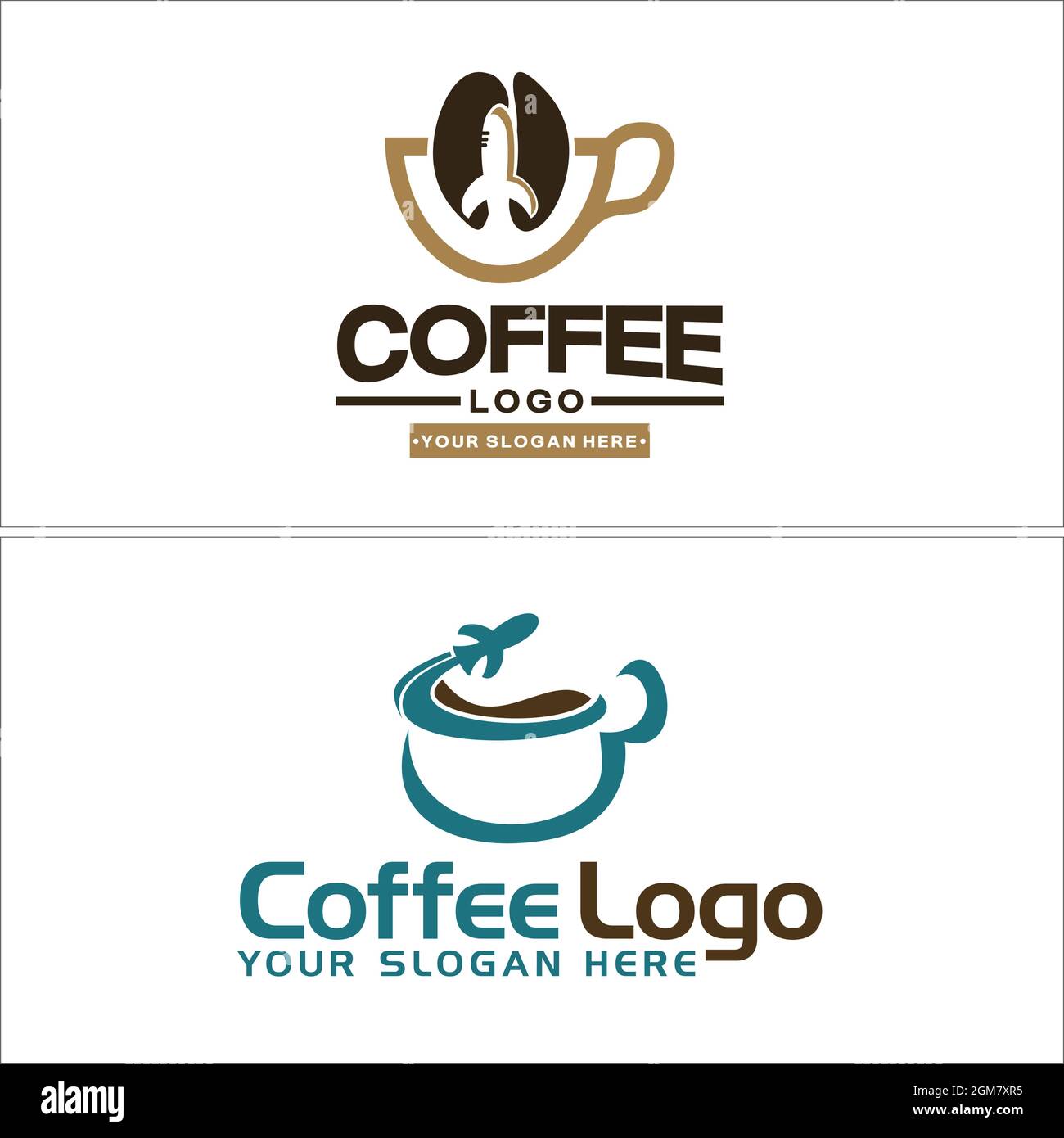 Minimal coffee label template Stock Vector Images - Alamy