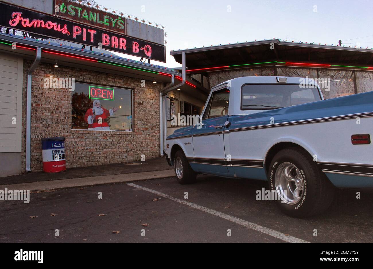 Tyler, Texas - December 9, 2017: A truck parked outside Stanley's ...