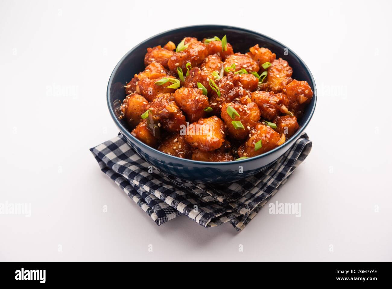 Chilli water chestnut, crispy Indo chinese starter or snacks made using ...