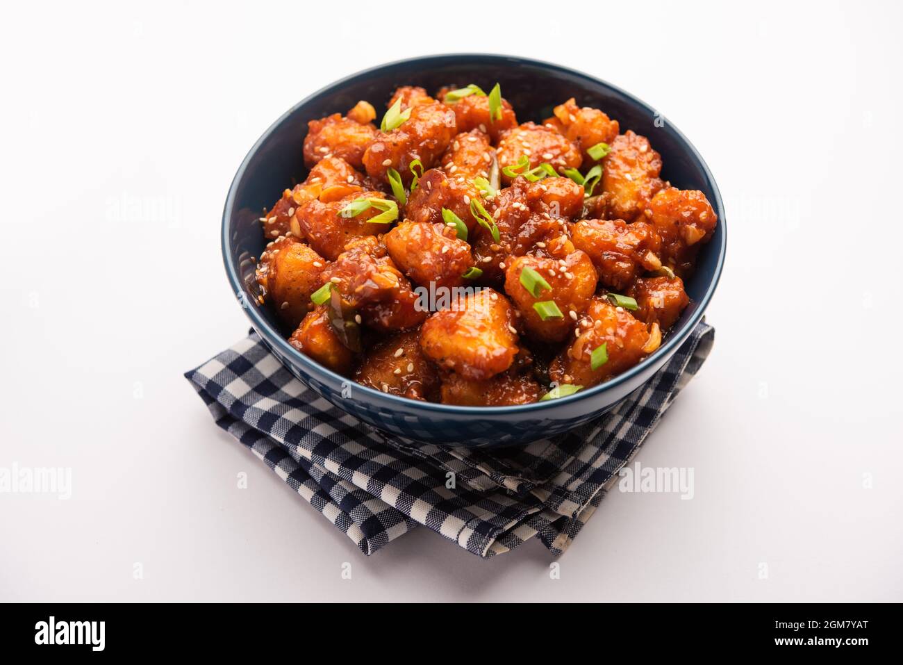 Chilli water chestnut, crispy Indo chinese starter or snacks made using ...