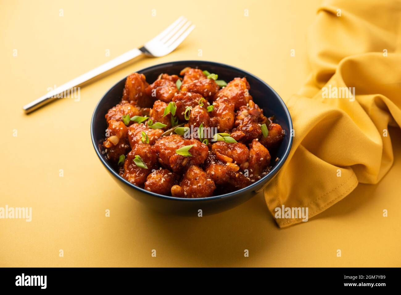 Chilli water chestnut, crispy Indo chinese starter or snacks made using ...