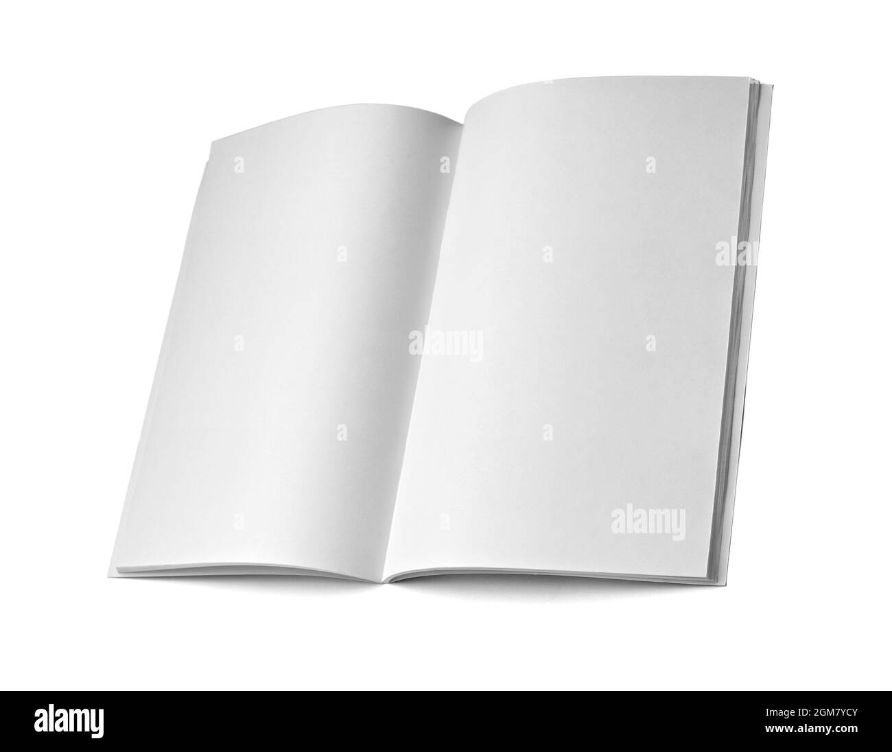 book notebook textbook white blank paper template Stock Photo - Alamy