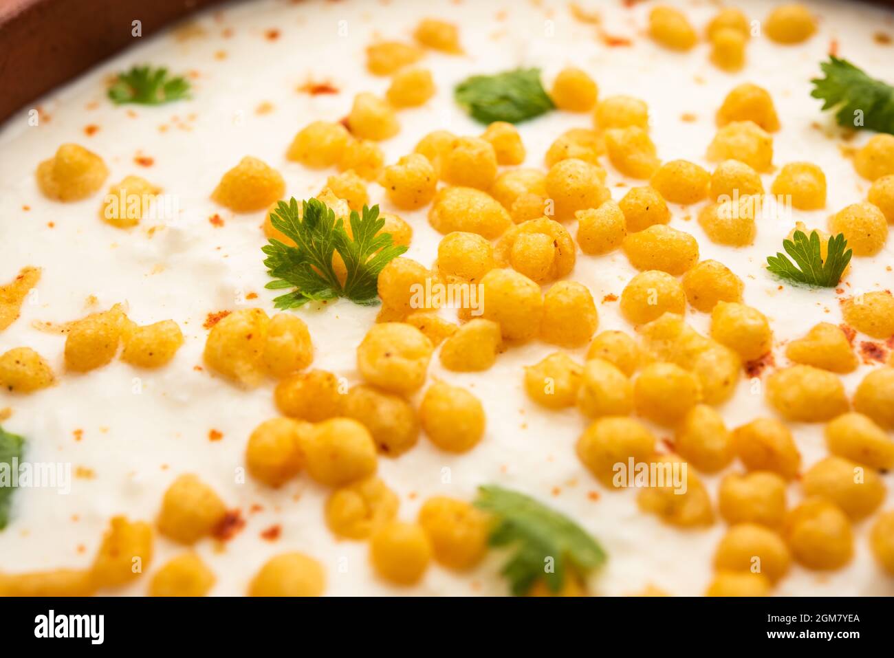 Boondi raita is a North Indian side dish variety made with spiced ...