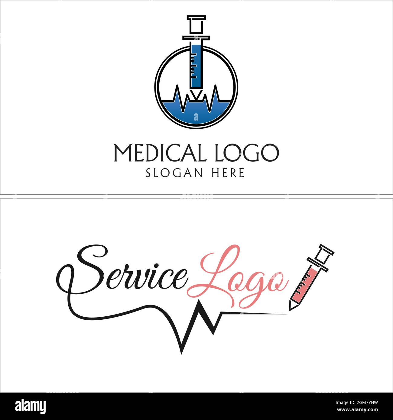 Medical injection icon logo design Stock Vector Image & Art - Alamy