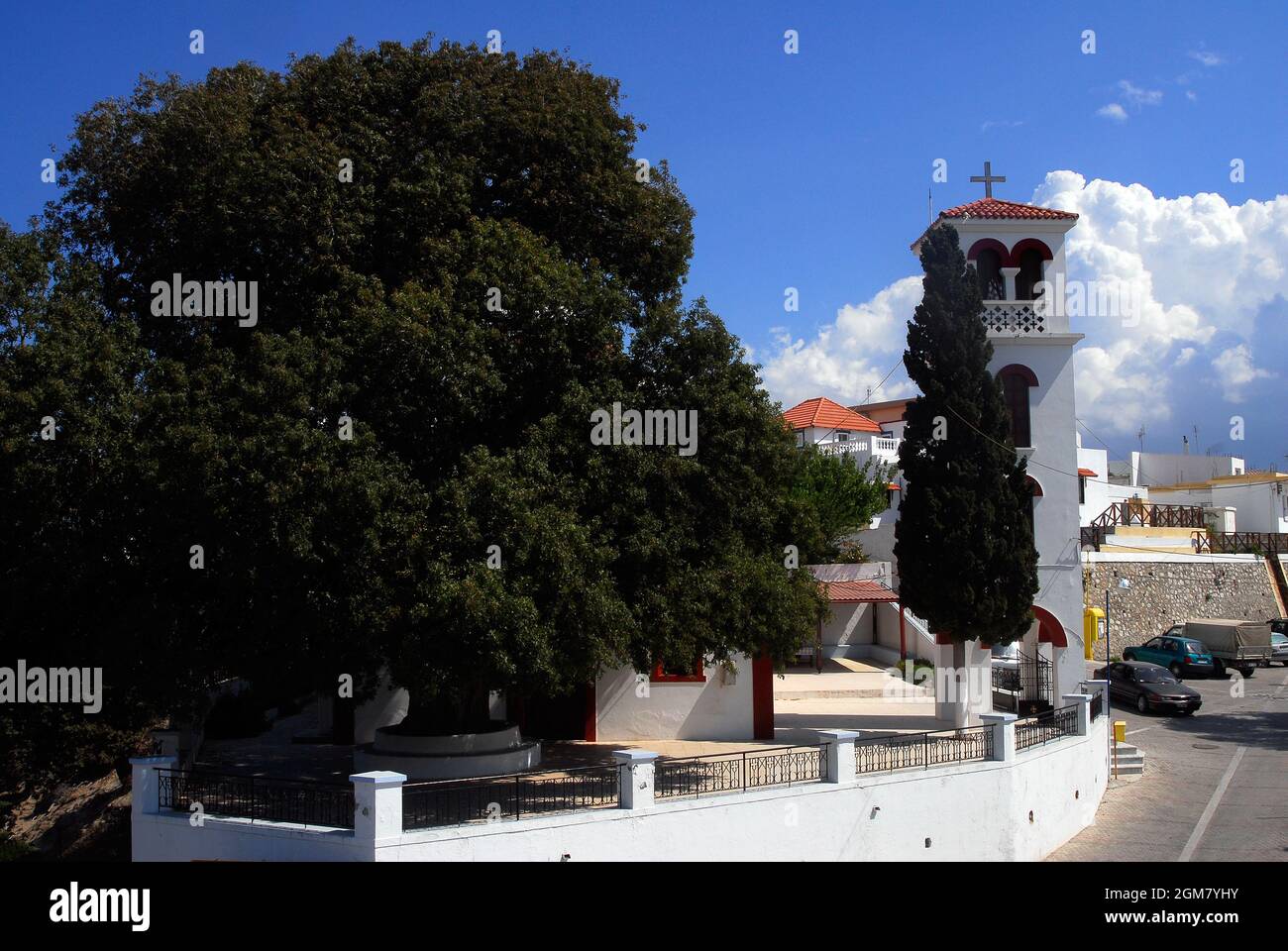 Greece Rhodes island Paradeisi and Theologos villages Stock Photo - Alamy