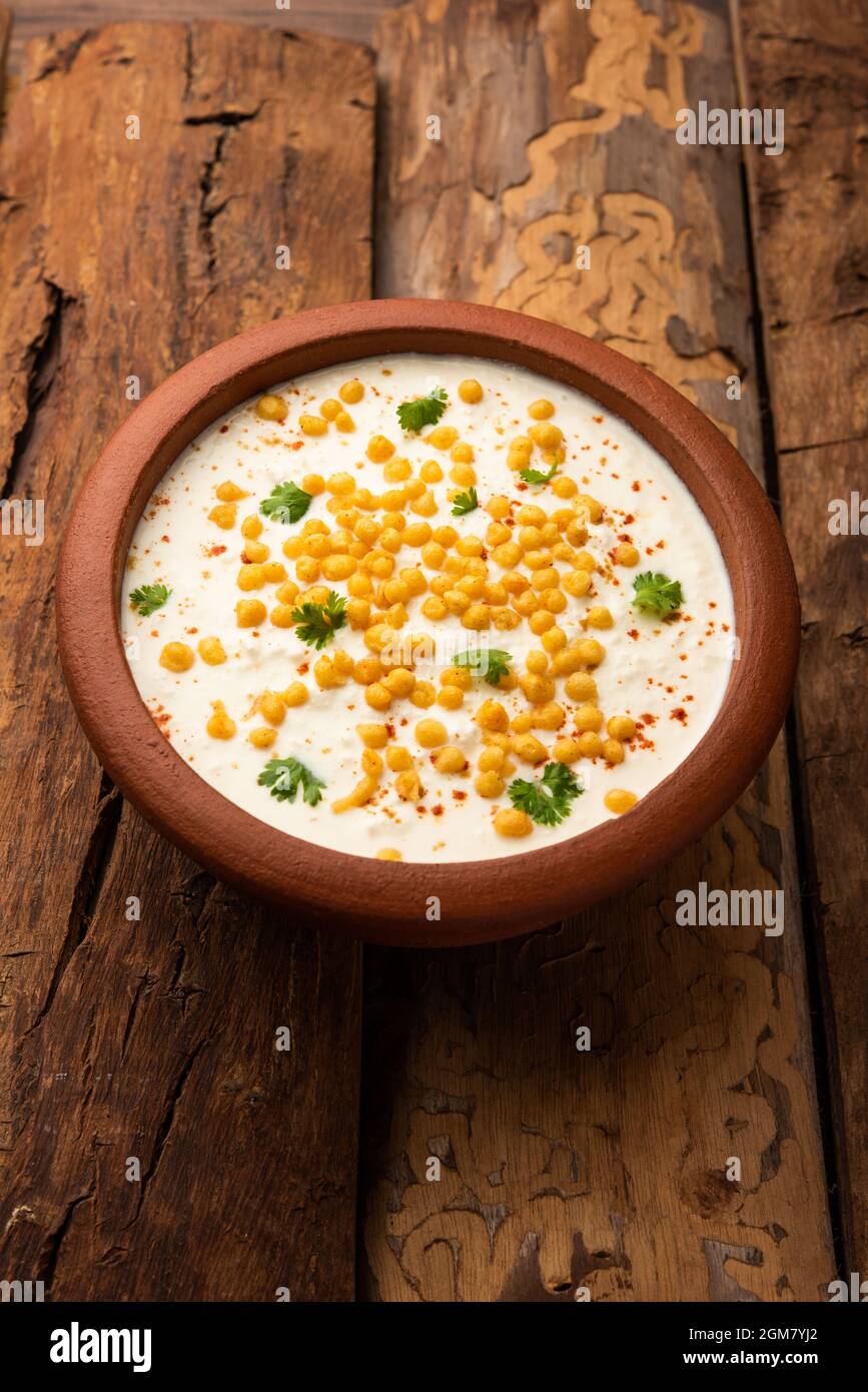 Boondi raita is a North Indian side dish variety made with spiced ...