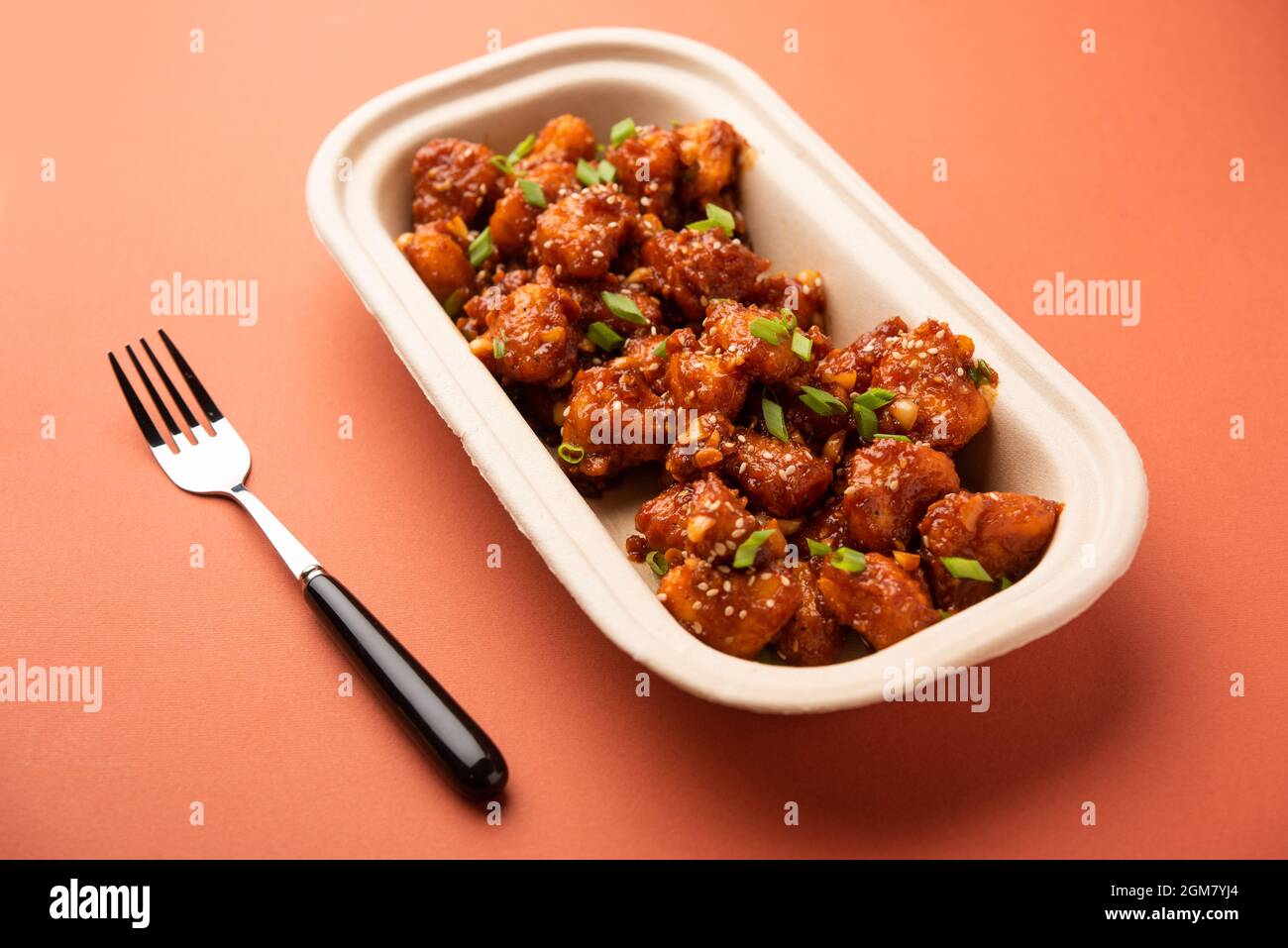 Chilli water chestnut, crispy Indo chinese starter or snacks made using ...