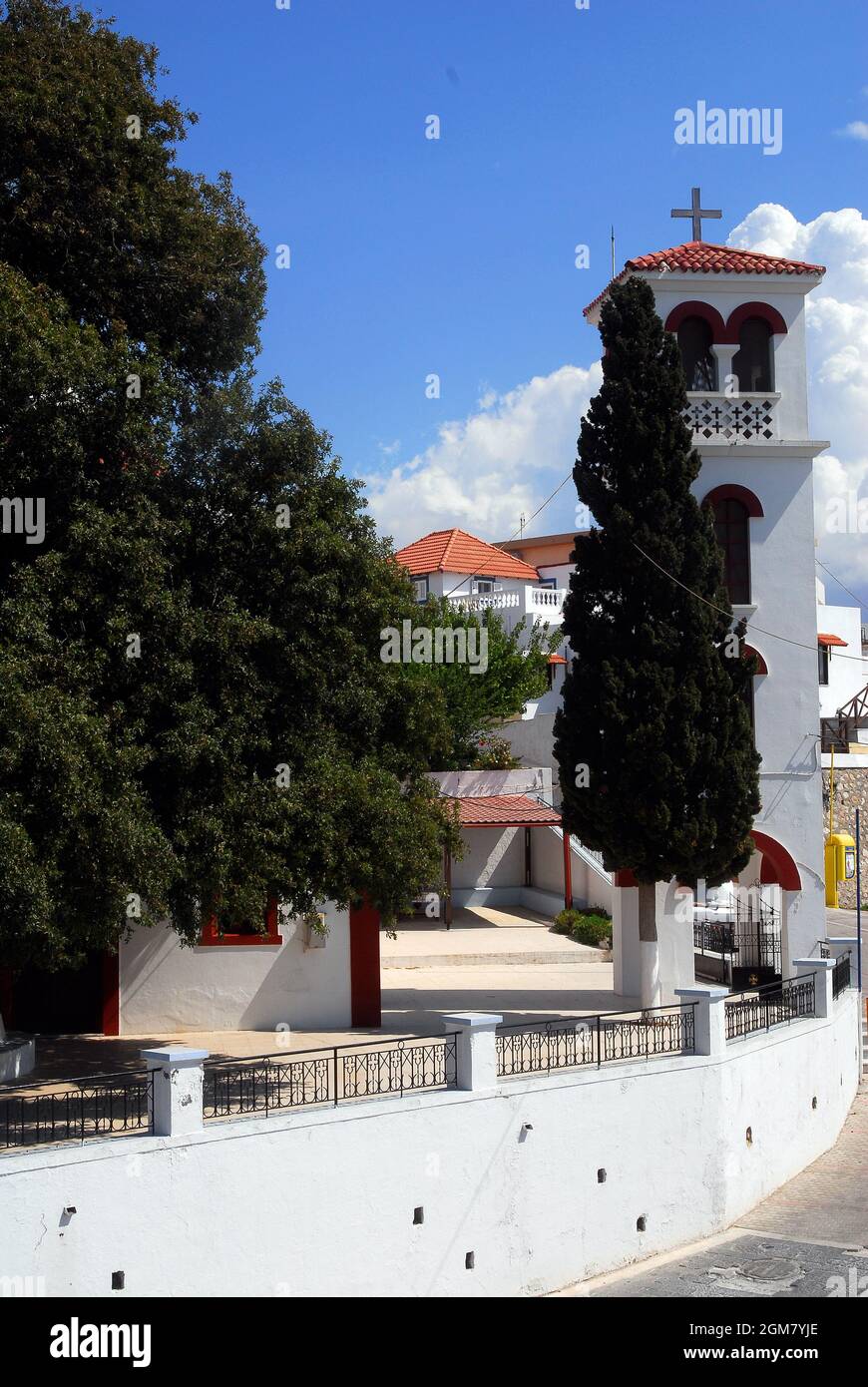 Greece Rhodes island Paradeisi and Theologos villages Stock Photo - Alamy