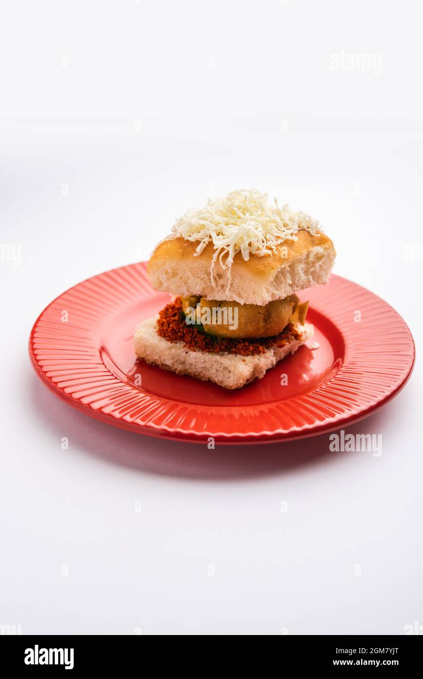 Vada pav indian burger hi-res stock photography and images - Alamy