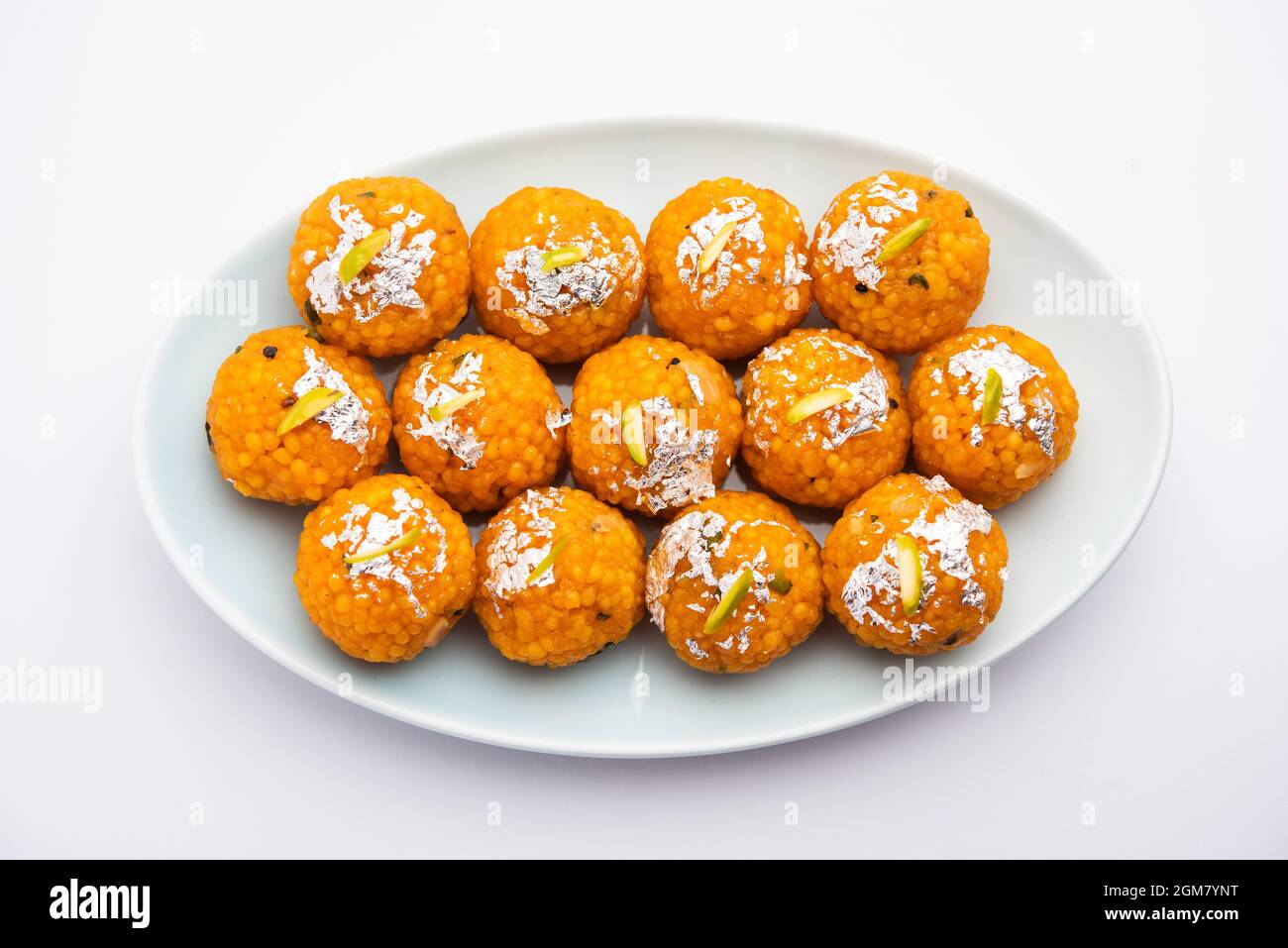 indian sweet motichoor laddoo or Bundi laddu made of gram flour very ...