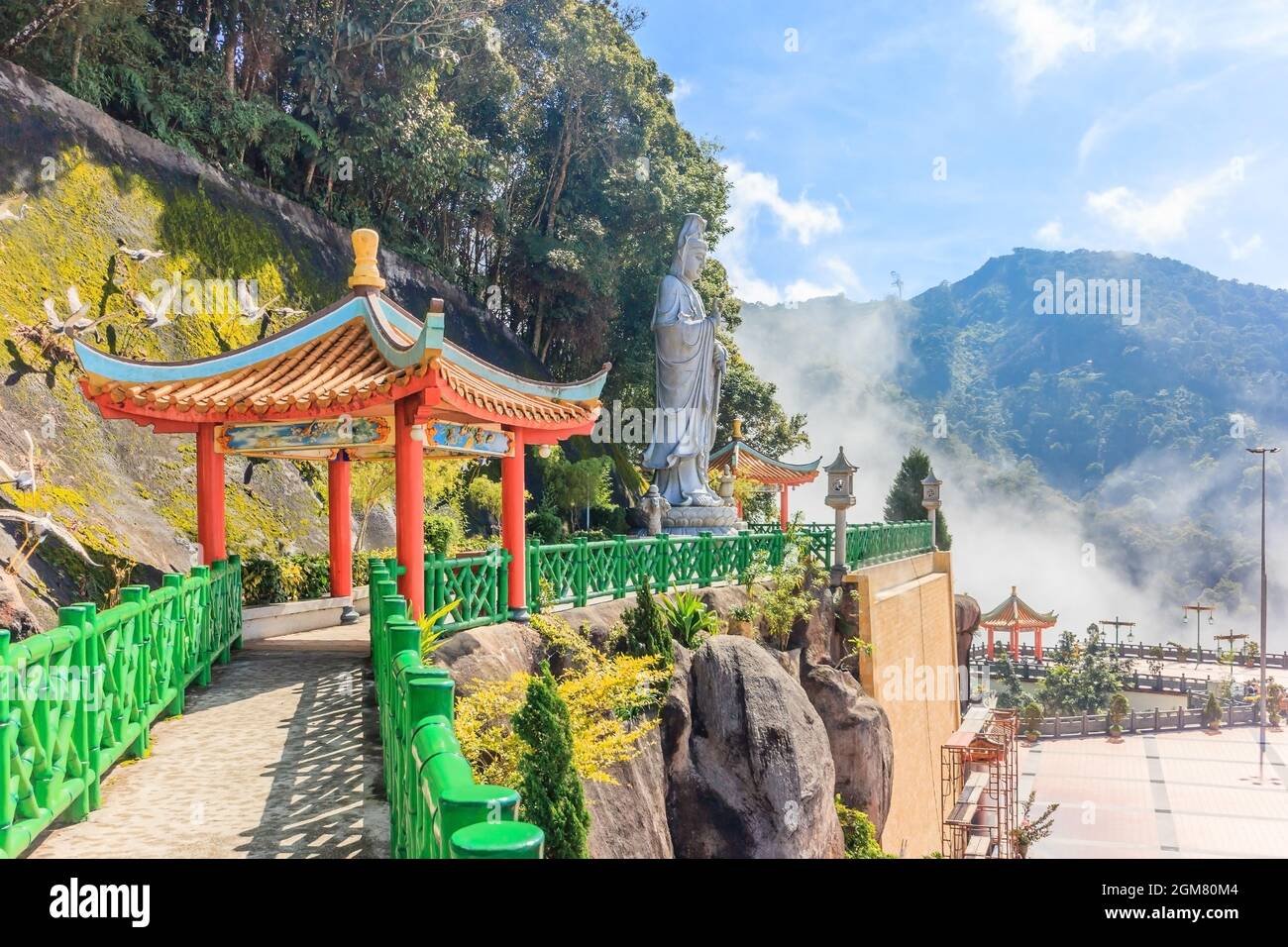 The scenic site of Chin Swee Caves Temple, Genting Highland, Malaysia ...