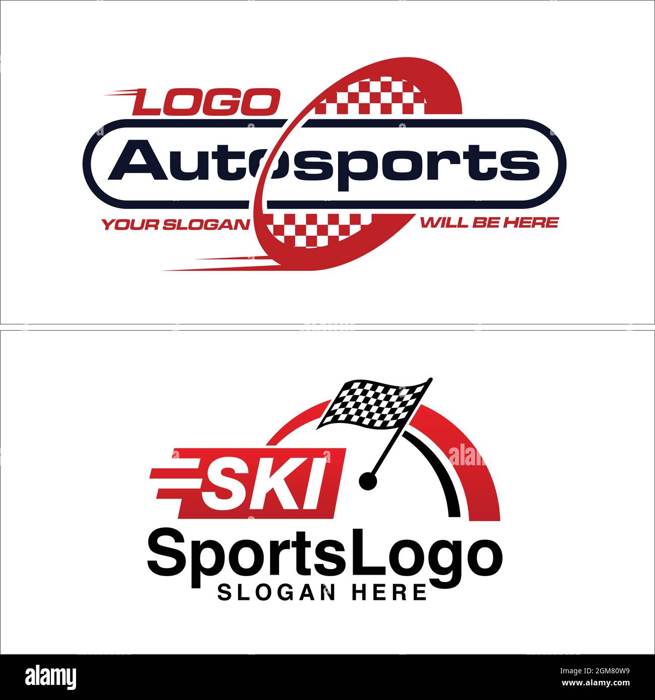 Autos race flag champion logo design Stock Vector Image & Art - Alamy