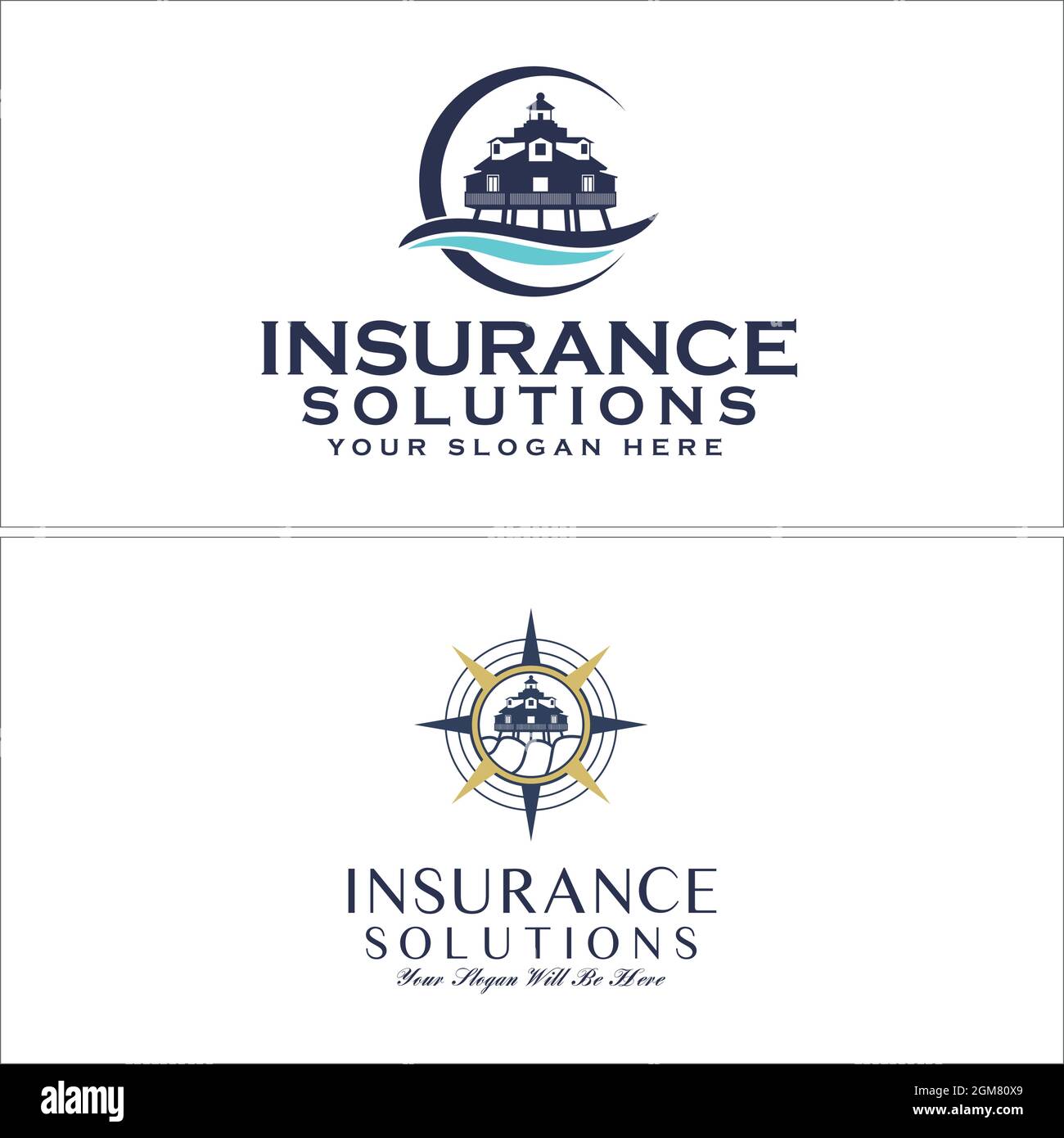 Lighthouse beacon warning sign Stock Vector Images - Alamy