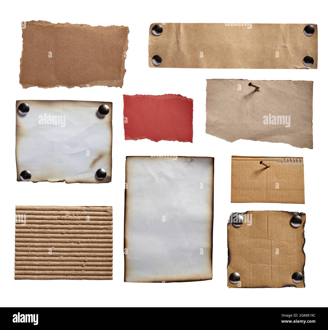 Old paper frame drawing Cut Out Stock Images & Pictures - Alamy