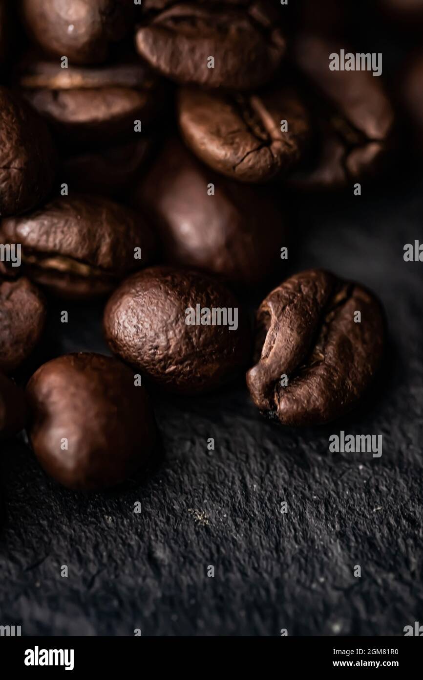Coffee beans background, roasted signature bean with rich flavour, best ...