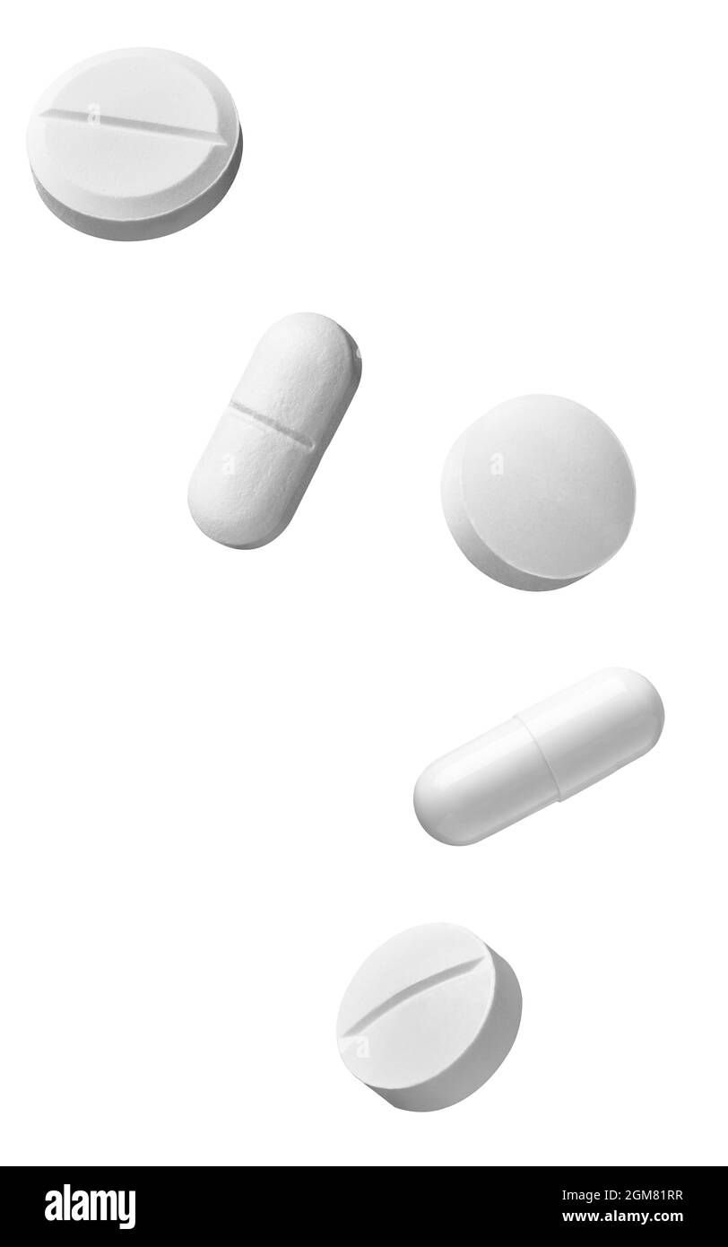 white pill medical drug medication Stock Photo - Alamy
